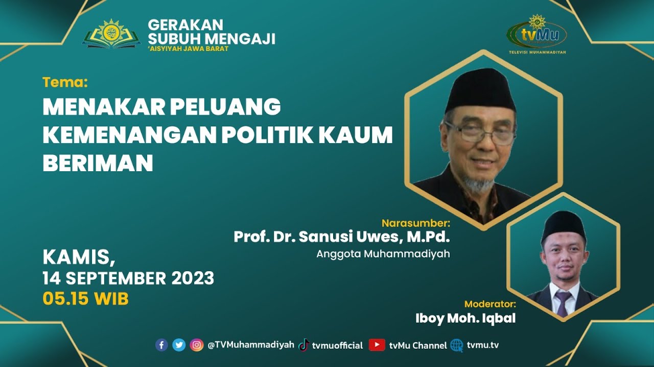 [LIVE] GSM | Menakar Peluang Kemenangan Politik Kaum Beriman | Prof. Dr ...