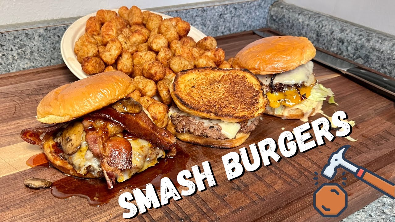 How to Make Perfect Smash Burgers on the Griddle: Crispy & Juicy - YouTube