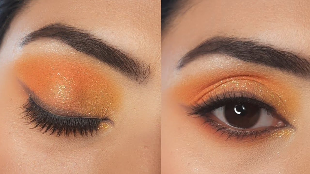 Warm Smokey eyemakeup | Eid special glam makeup tutorial 🍁🍂 - YouTube