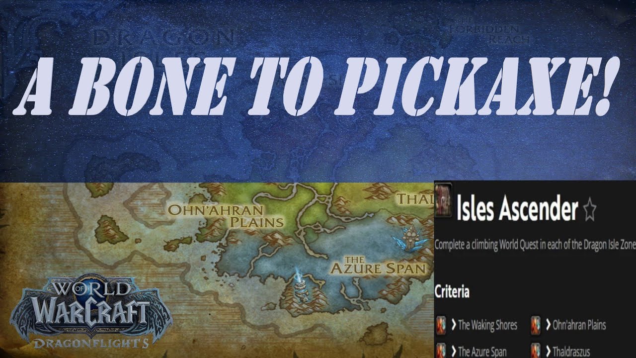 A Bone to Pickaxe! World Quest - YouTube