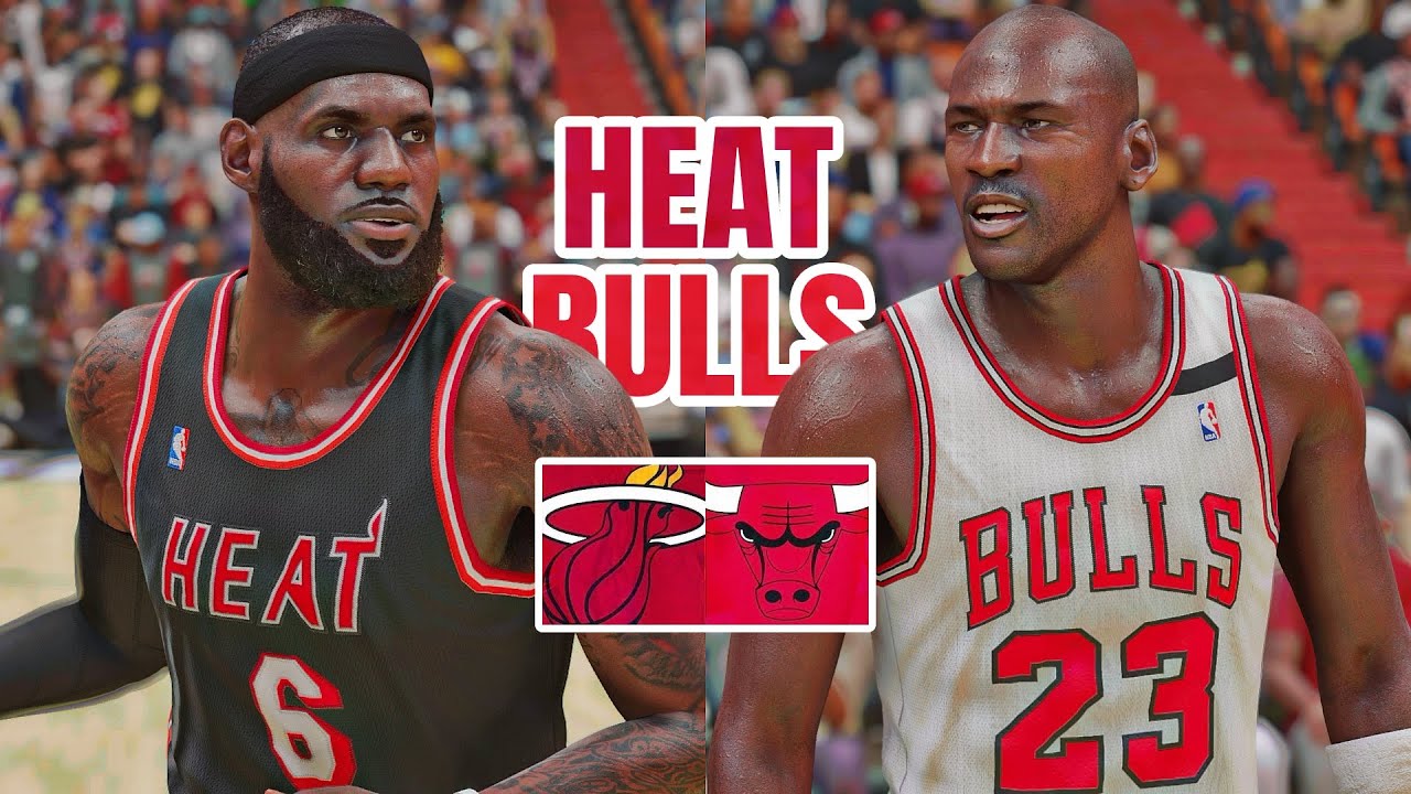ALL-TIME BULLS vs ALL-TIME HEAT | NBA 2K24 (PS5) - YouTube