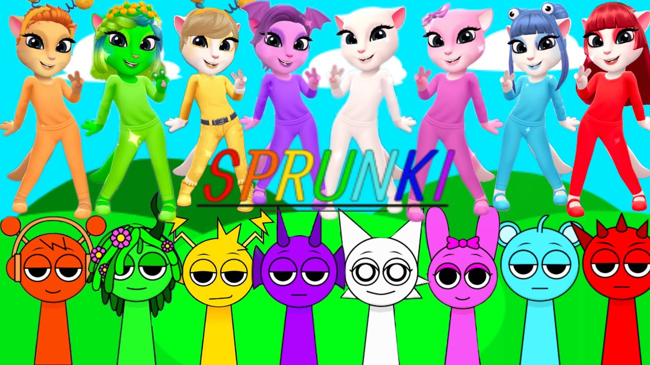 My Talking Angela 2 || 🌈 SPRUNKI INCREDEBOX | All Characters | New ...