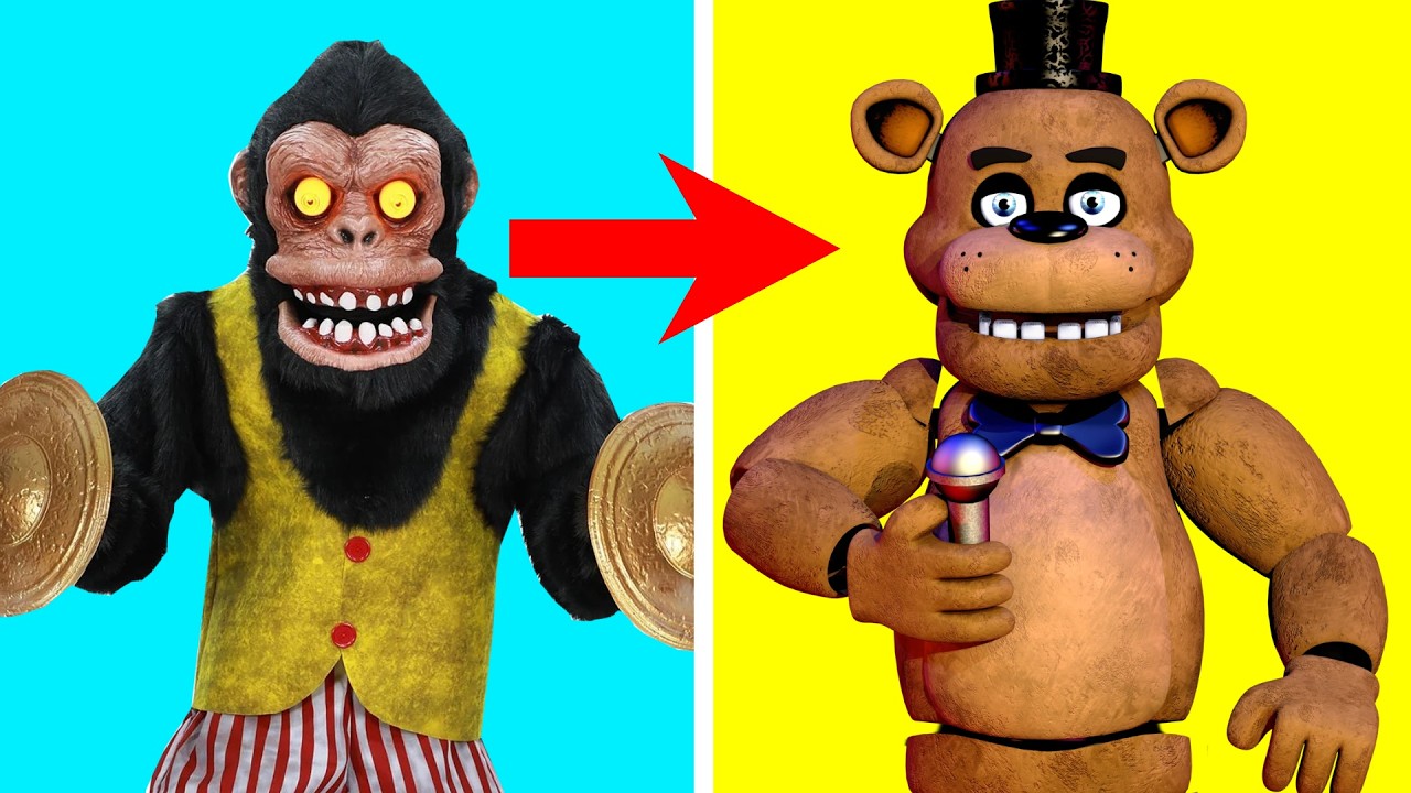 DIY Spirt Halloween Animatronic Makeover to FREDDY FAZBEAR! - YouTube