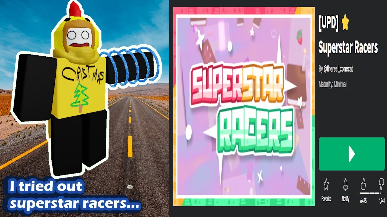 I tried out Superstar Racers for the first time... - YouTube