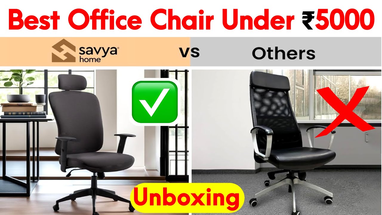 Best Office Chair SAVYA HOME Nucleus High Back Office Chair Ergonomic ...