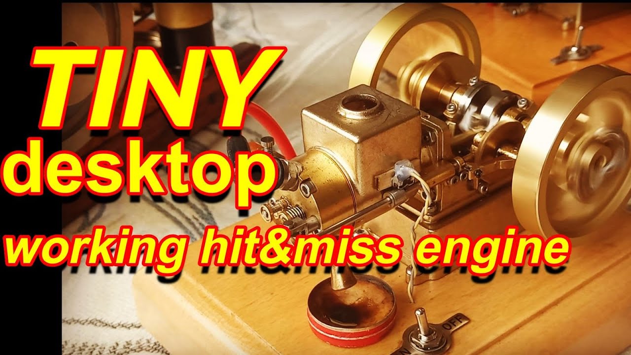 2023 Chinese Hit and Miss Model Engine! smallest MODEL VINTAGE ENGINE ...