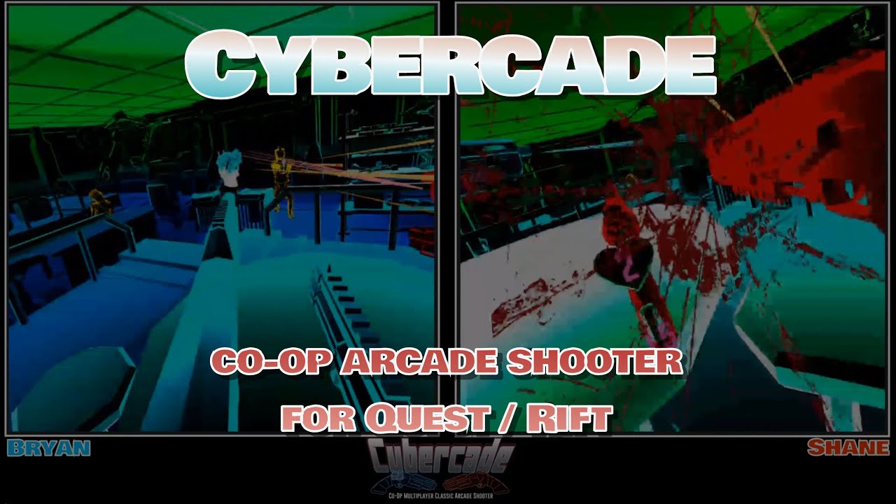 Cybercade (Quest 1/Quest 2 - VR Cooperative Arcade Shooter) - YouTube