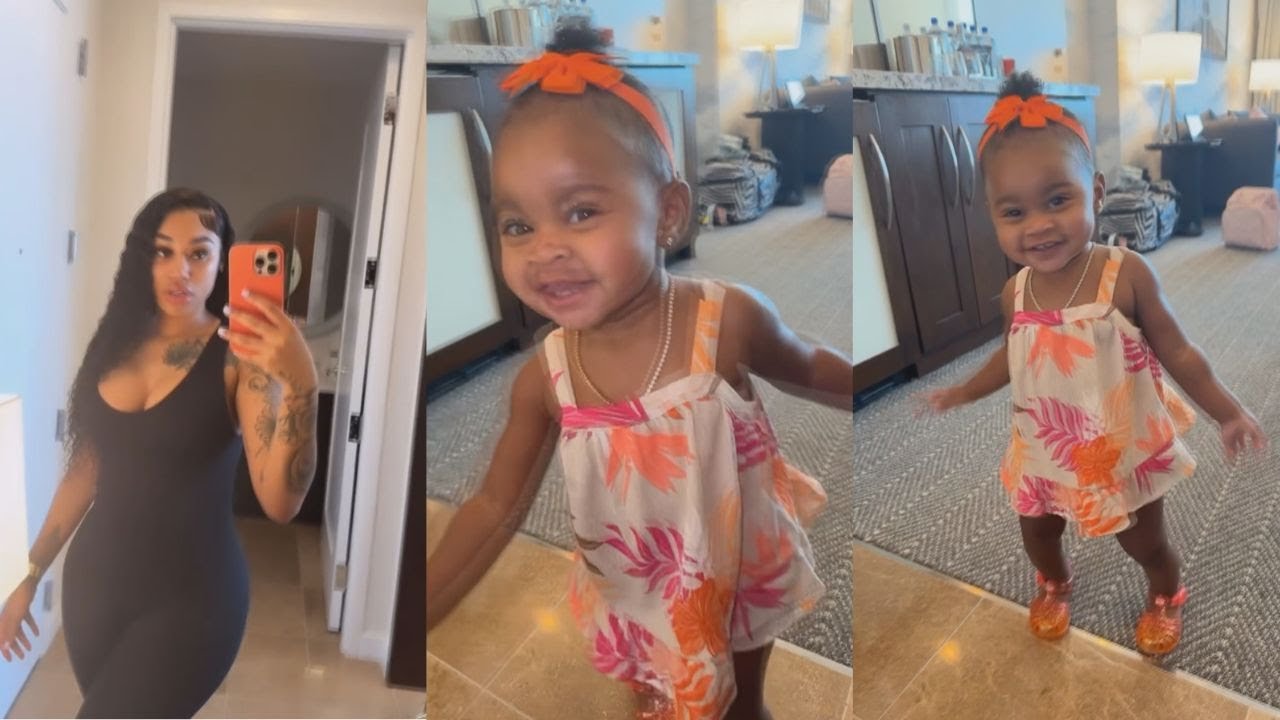 Jania Meshell Hypes Up Her Daughter Dancing "Get It Icelyn"😂😂😂 - YouTube