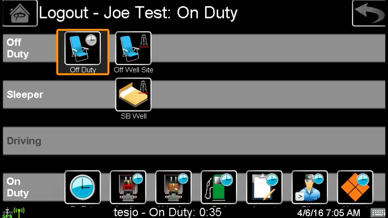 Tablet Training Video 9 - Log Out Off Duty - YouTube