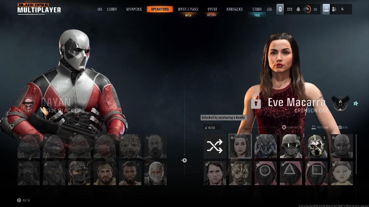 Call of Duty BO6 | *NEW* The Ballerina Eve Macarro Operator Skin - YouTube