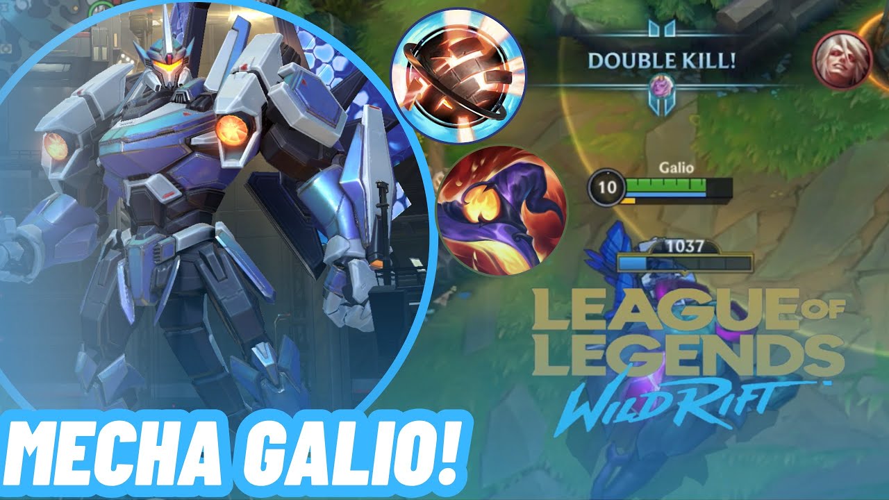 MECHA GALIO SKIN GAMEPLAY | WILD RIFT - YouTube
