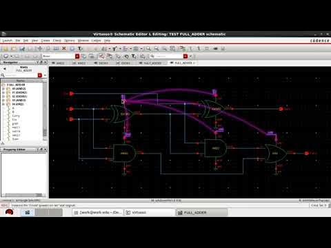Cadence Virtuoso: Calculate Average Power of a Full Adder. - YouTube