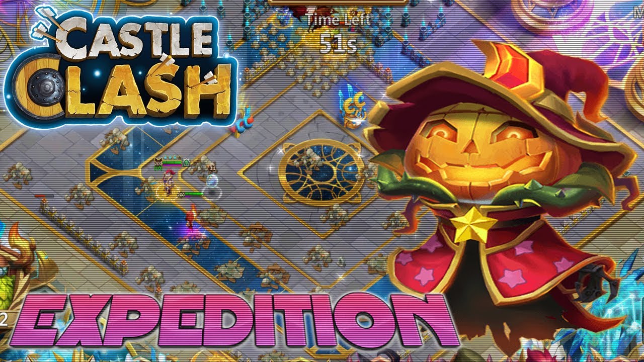 ⏩CASTLE CLASH⏩EXPEDITION "Pumpkin Duke" - YouTube