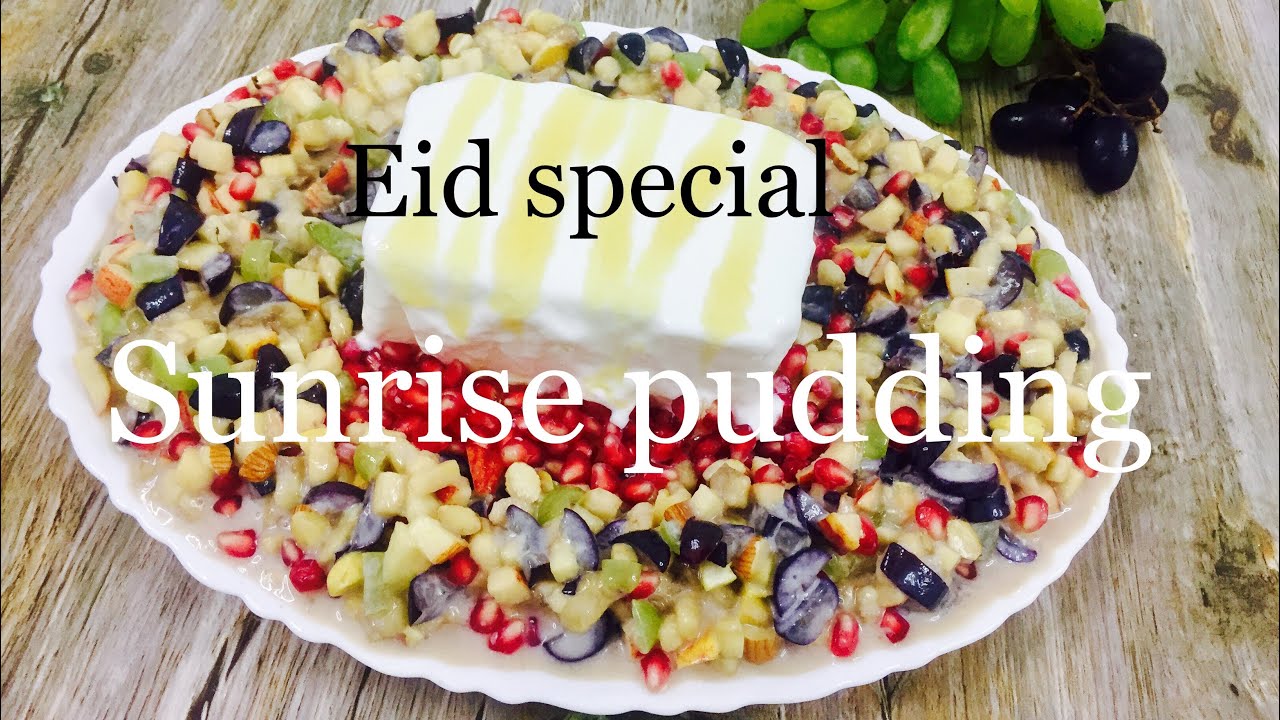 Sunrise pudding | fruit trifle | Malayalam video | Alan's world - YouTube