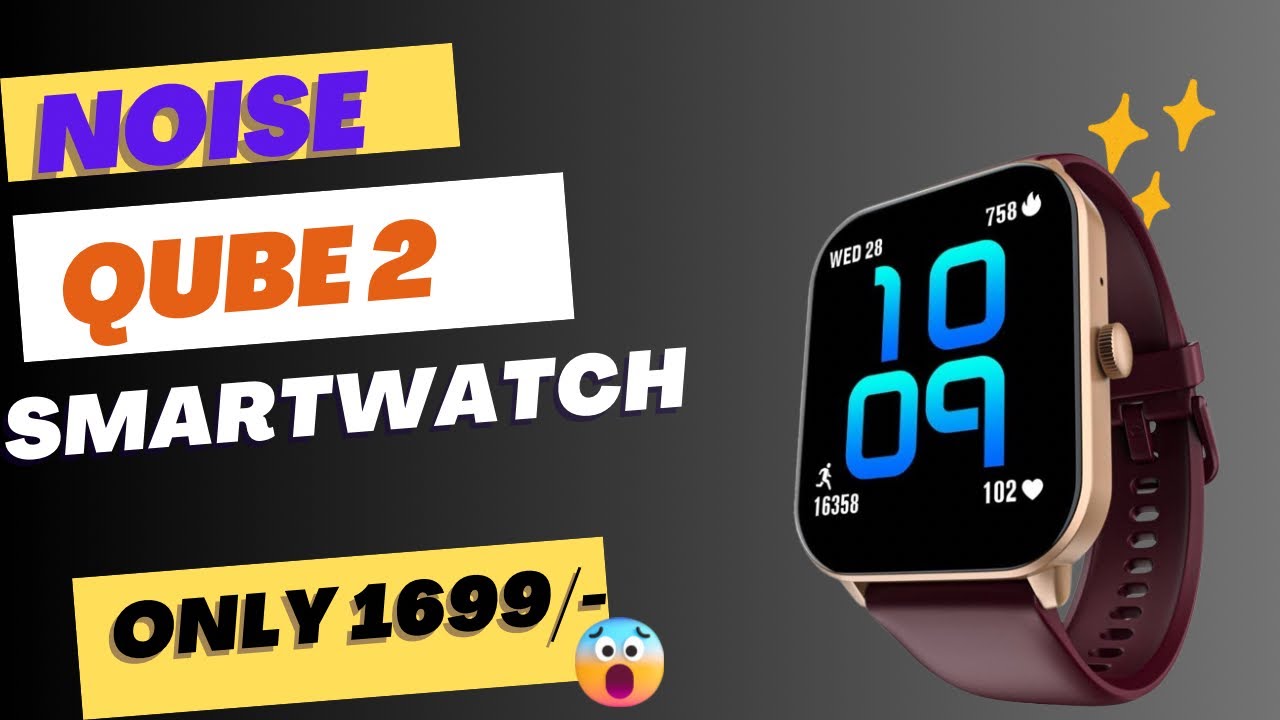 Noise Qube 2 Bluetooth Calling Smartwatch with 1.96" Display Under 1599 ...