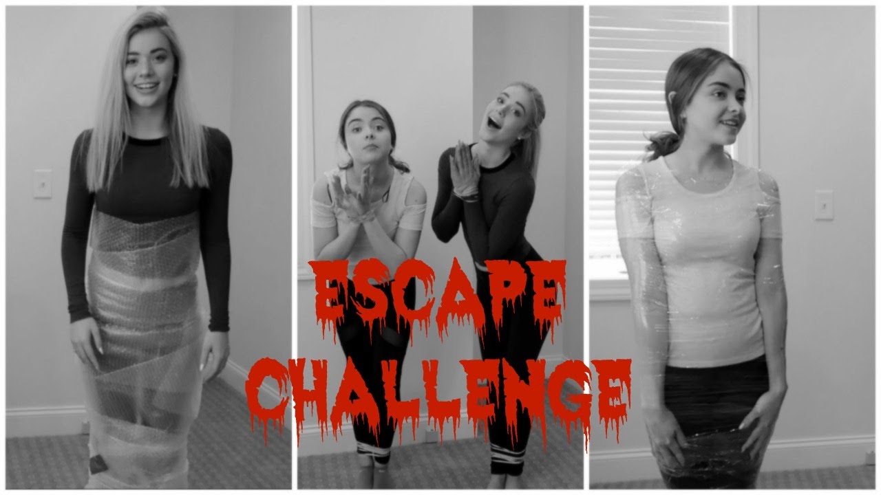 ESCAPE CHALLENGE (HILARIOUS) | EM AND KEN - YouTube