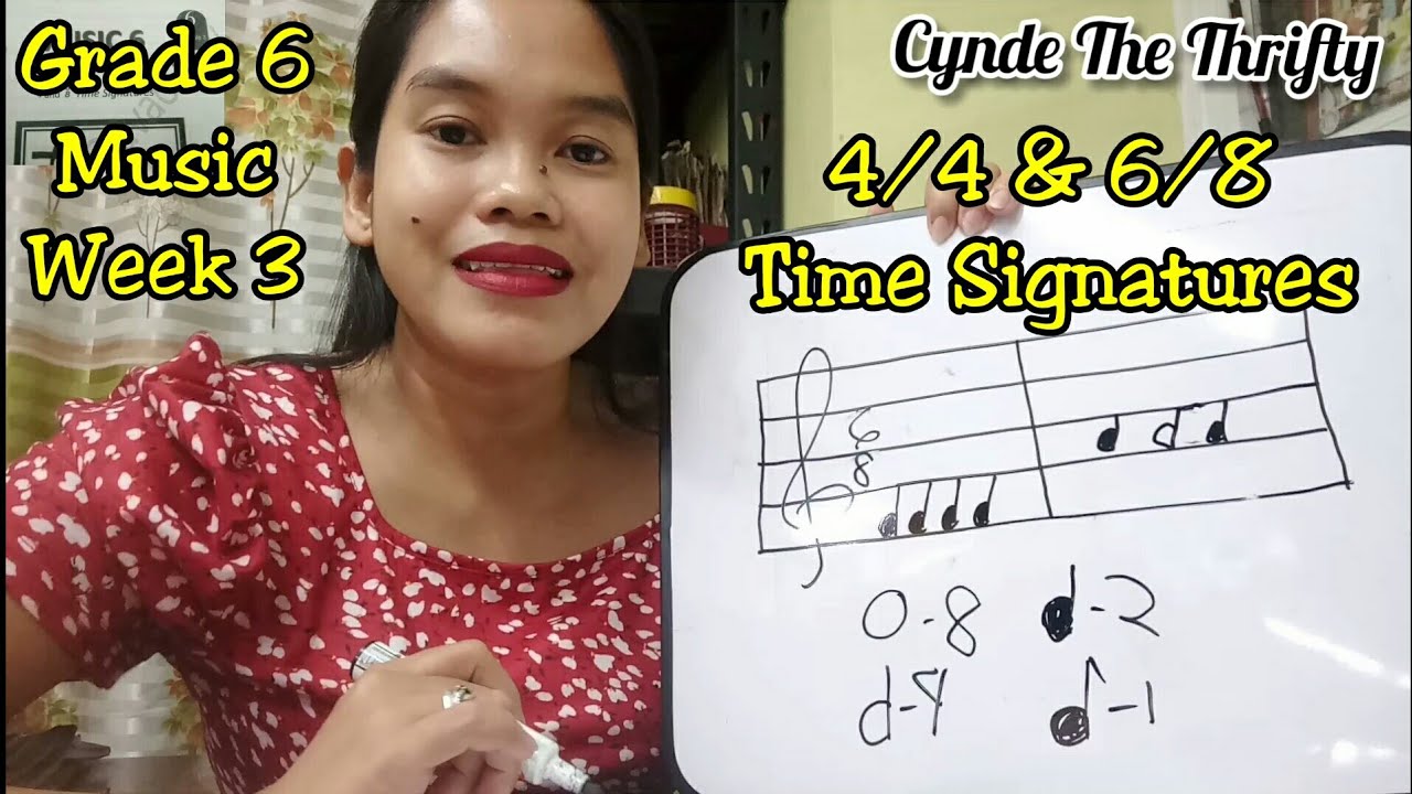 Grade 6 Music Quarter 1 Module 3- 4/4 and 6/8 Time Signatures - YouTube