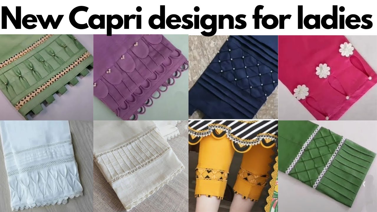latest Capri designs 2022/stylish capri designs/new trouser designs ...