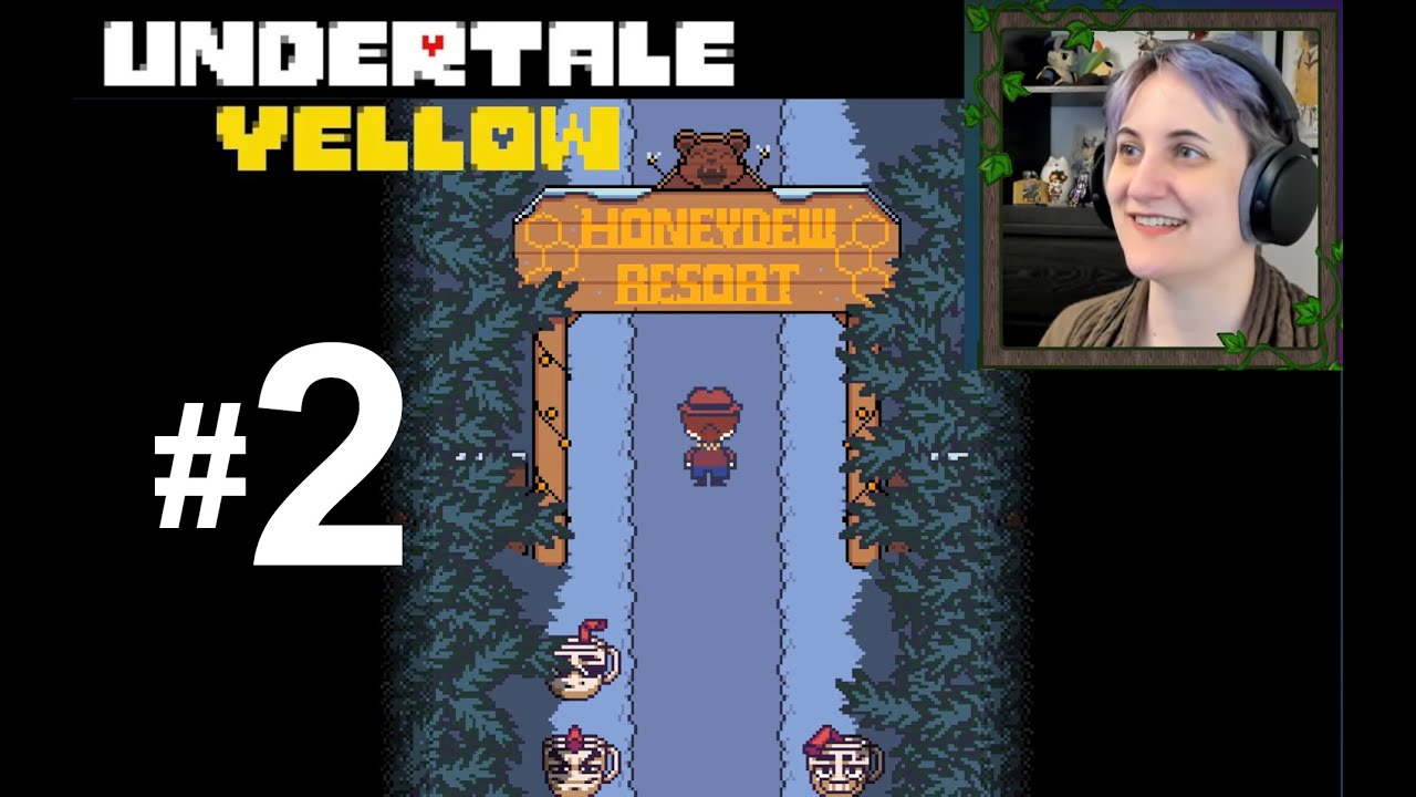 Lauren plays Undertale Yellow #2: Snowdin and Honeydew Resort - YouTube