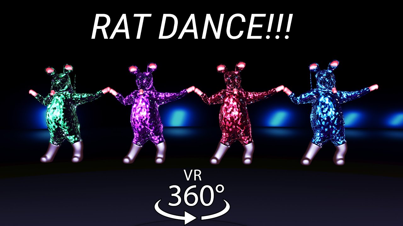 Rat Dance. Four Colorful Rats Danced | VR 360° - YouTube