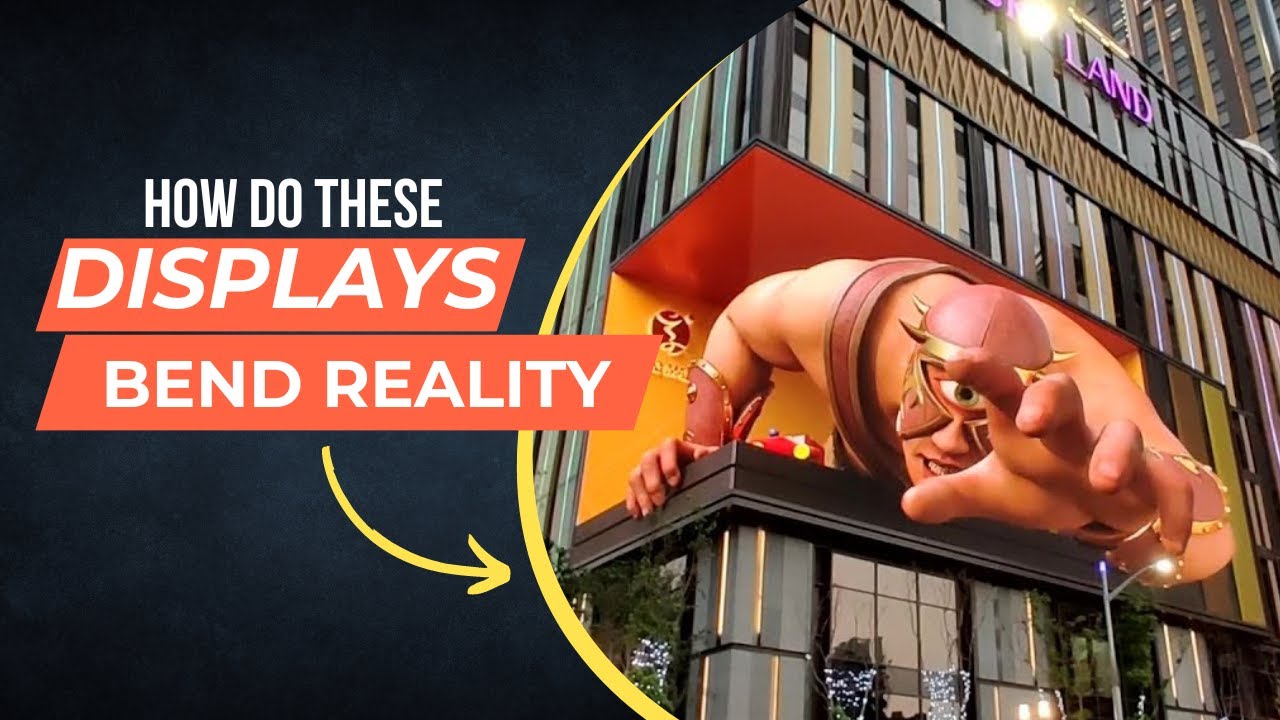 How Anamorphic displays are so real!! | Anamorphic Displays | Techworks ...