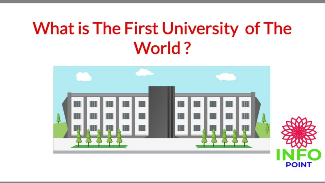 What is The First University of The World ?|Info point - YouTube