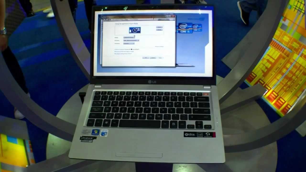 LG X Note Z350 Ultrabook Hands On (EN) - YouTube