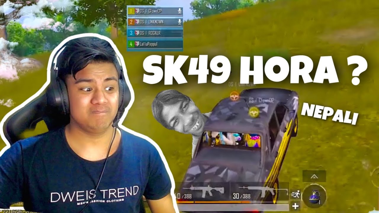 SK49 HO TAPAI ? | Hoina Hola Says My Random Team Mate | PUBG Mobile ...