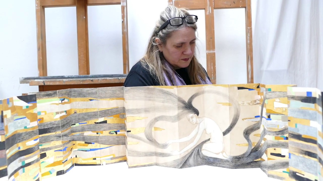 Artist books on dementia by Rebecca Hayward - YouTube