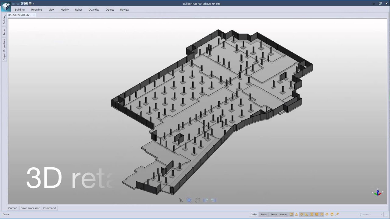 BuilderHub: Auto-create 3D from 2D - YouTube