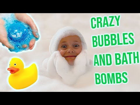 KIDS BUBBLES AND BATH BOMBS (BIG BUBBLES CHALLENGE)