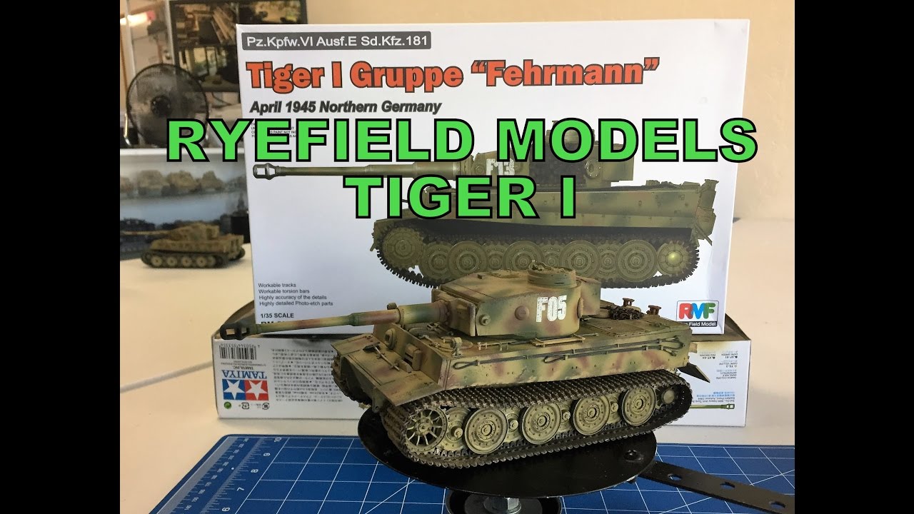 Building the Ryefield Models 1/35 Tiger I with Friulmodel tracks, - YouTube