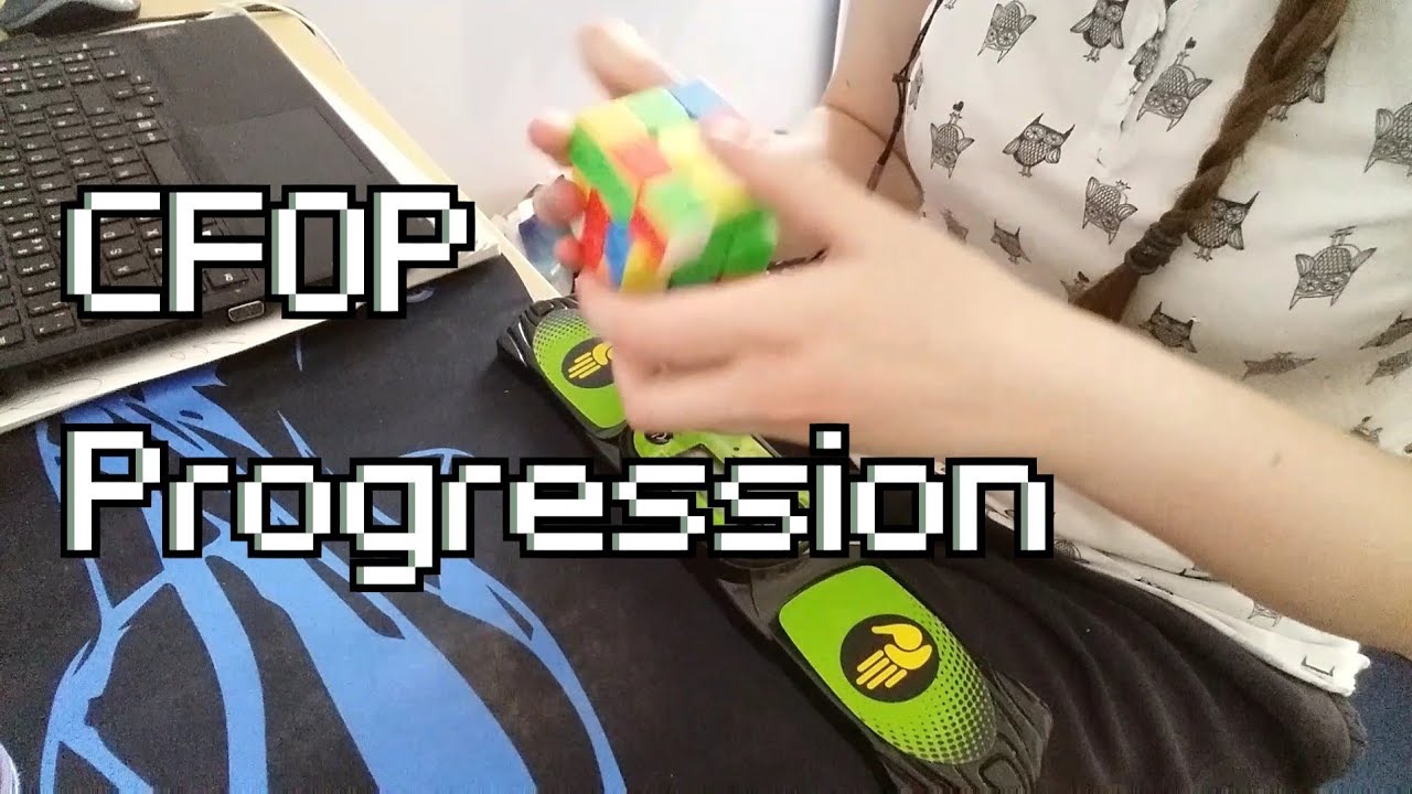 Rubik's Cube CFOP Progression - From 1 minute to 10 seconds - YouTube
