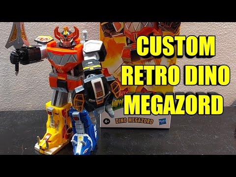 RETRO DINO MEGAZORD CUSTOMIZED! Looks awesome and accurate to the show ...