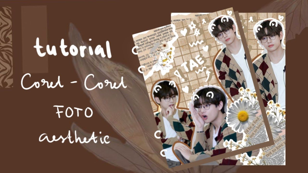 #12 Tutorial coret-coret foto aesthetic | Ibis Paint X - YouTube