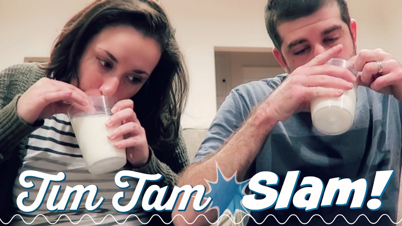 TRYING THE TIM TAM SLAM - YouTube