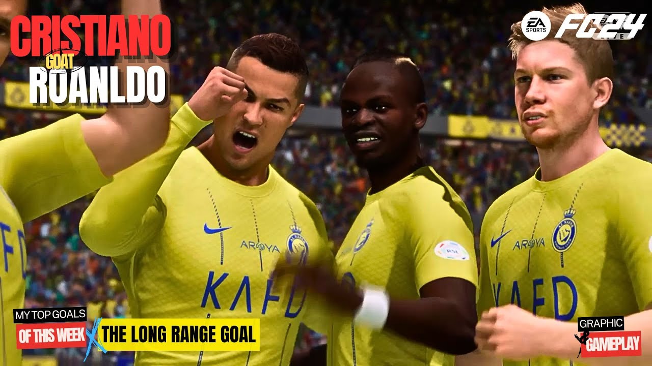Cristiano Ronaldo Long Range Volley | FC24 - PS4 - YouTube