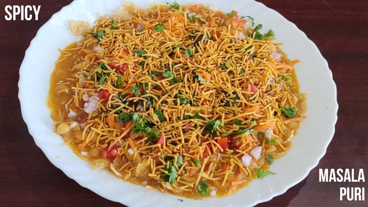 Spicy Masala Poori|Masala Poori Recipe|Street food|Street Style Masala ...