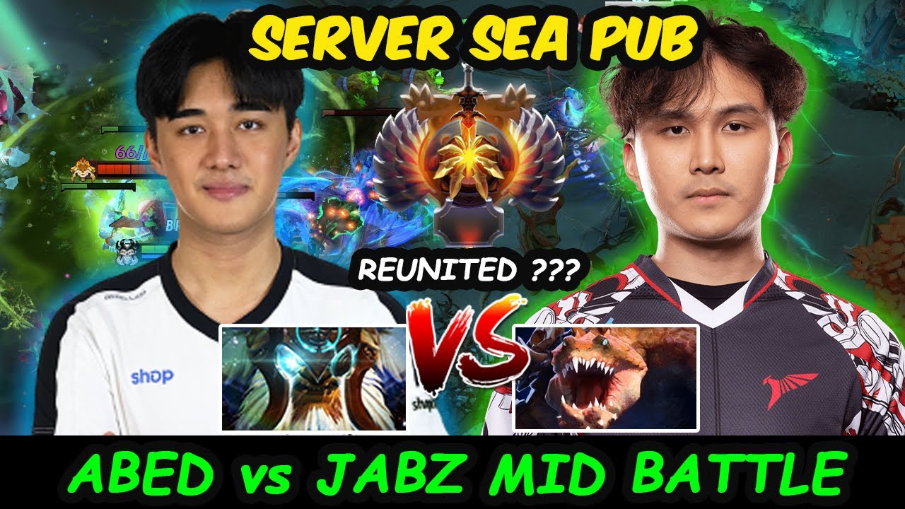 Jabz meets Abed in MIDLANE BATTLE at SERVER SEA - ALL PROS PRACTICE FOR NEW SEASON - YouTube