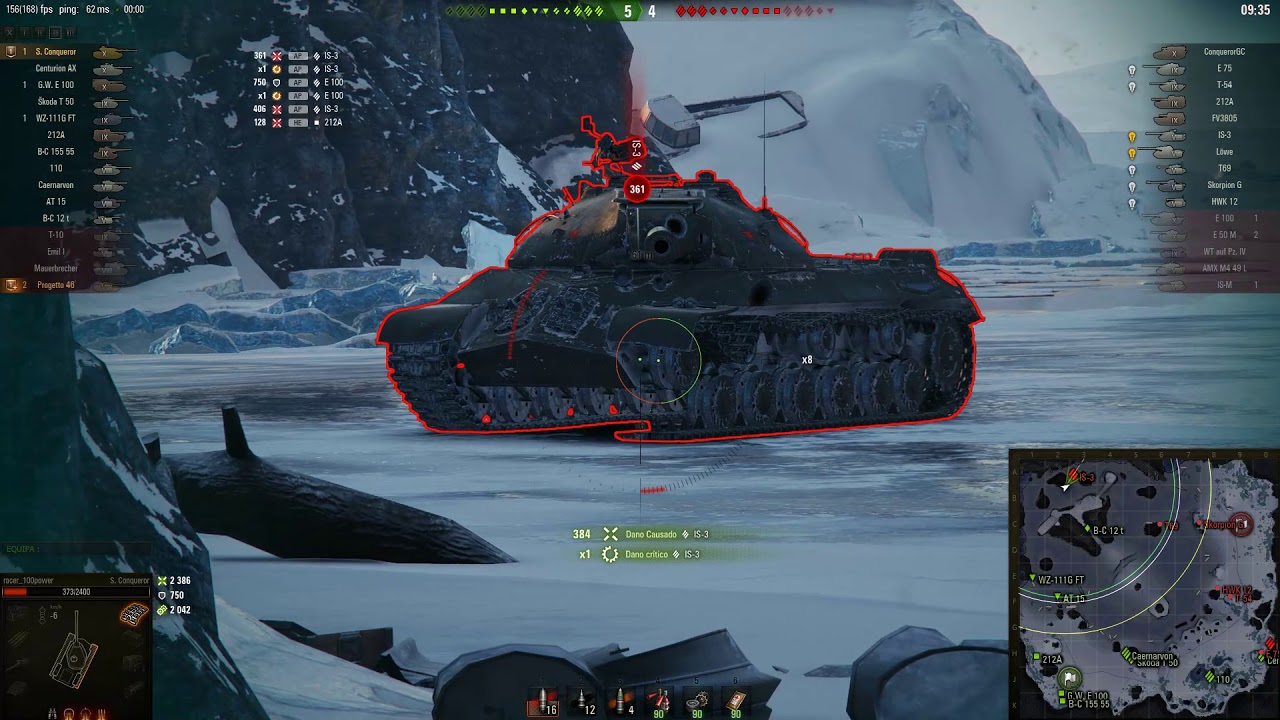 World of Tanks - Super Conqueror Gameplay - YouTube