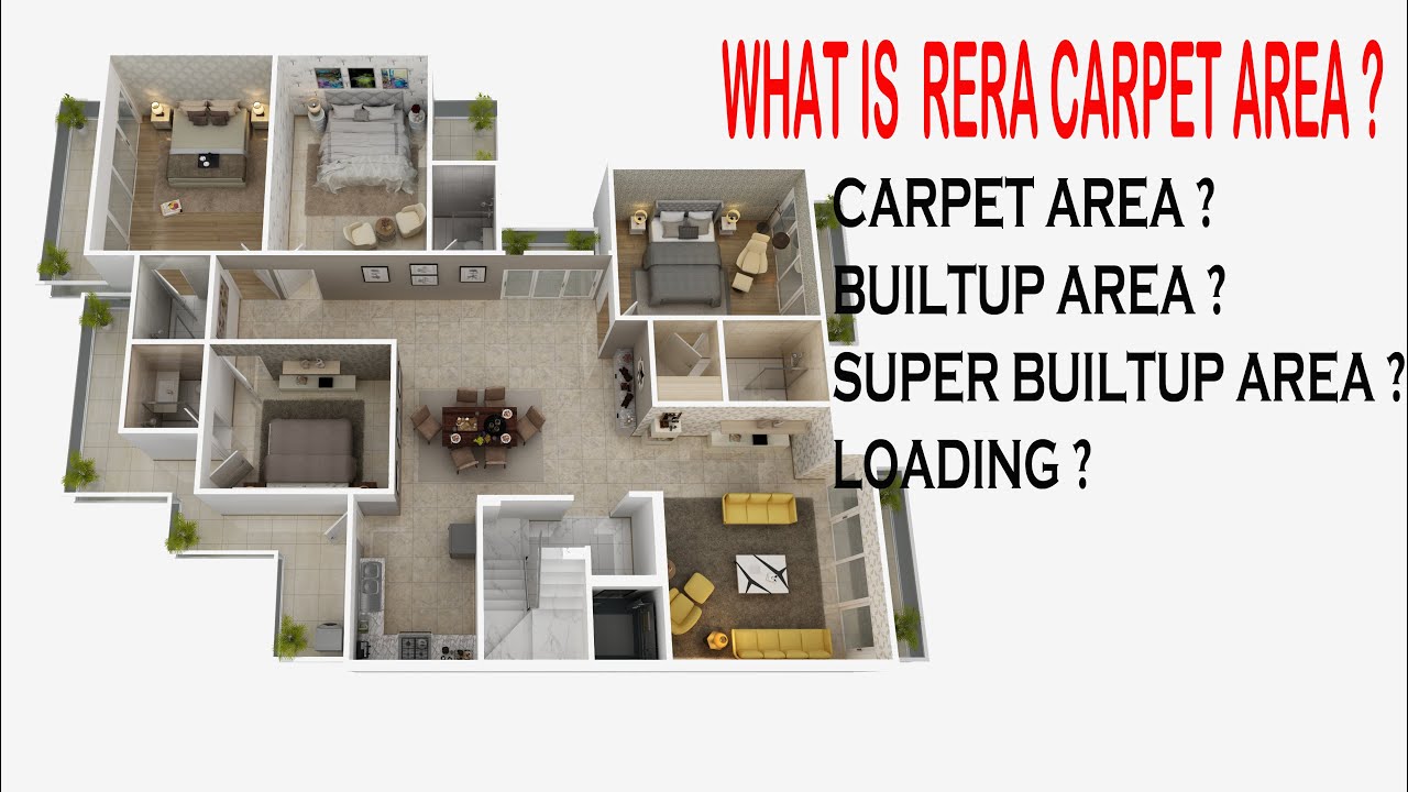 # RERA CARPET AREA # CARPET AREA # BUILTUP AREA # SUPER BUILTUP AREA ...
