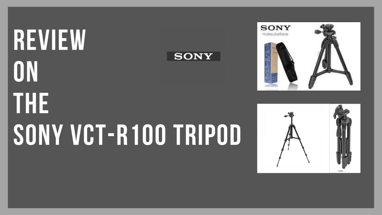 Review On The Sony VCT-R100 Tripod - YouTube