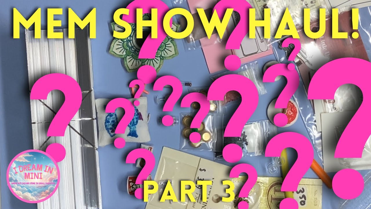 Miniature Haul Time! 🧁 What I Bought at MEM 2025 | Tiny Treasures ...