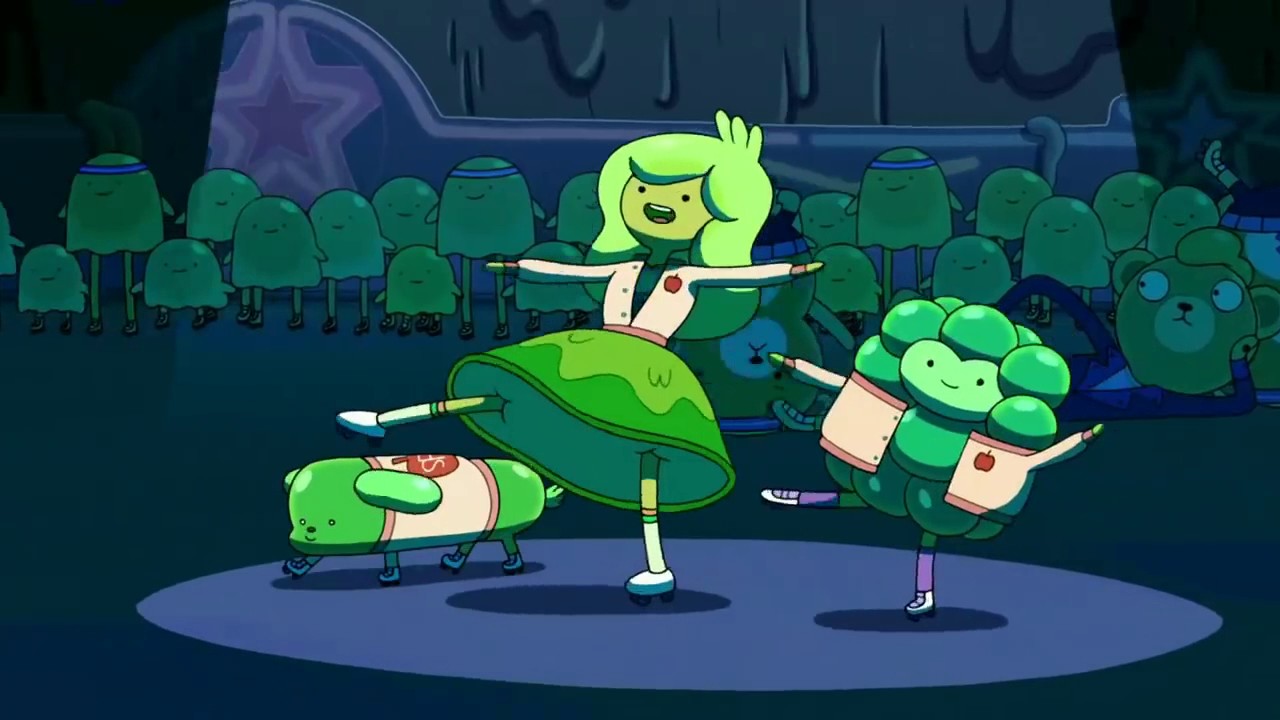 Adventure Time Elements Slime Skate Battle - YouTube