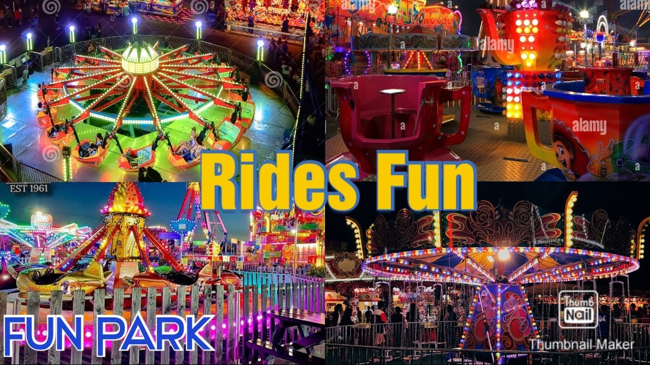 fun fair in town center🇬🇧.. Amusement, rides..fun time with aapi🥰 - YouTube