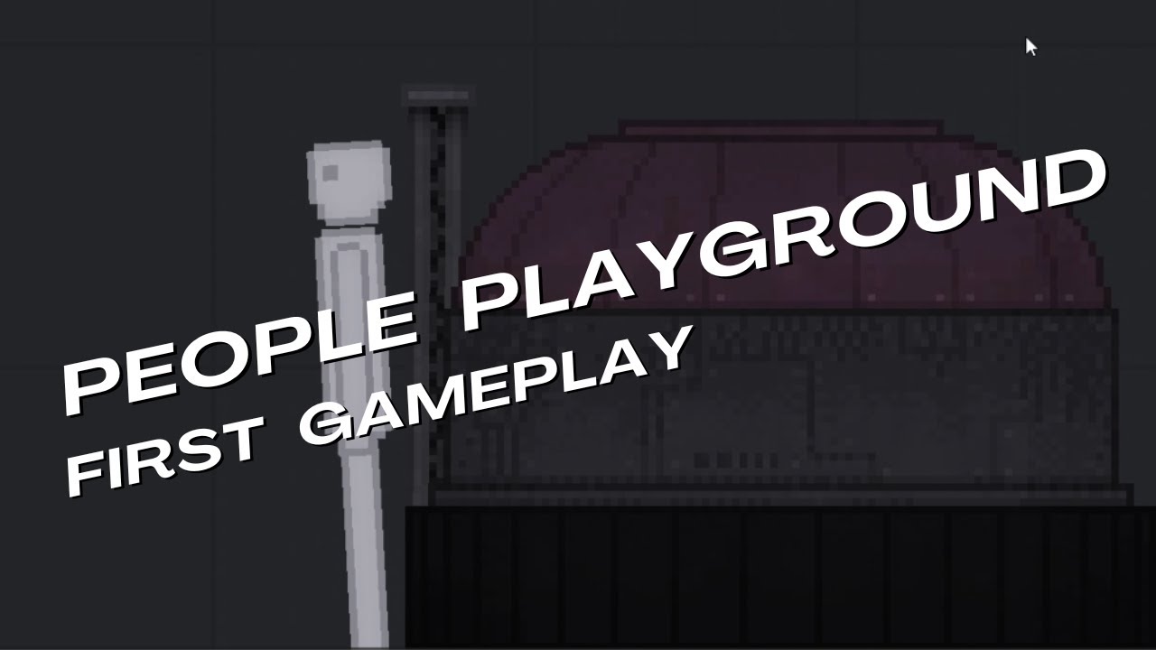 First Time Playing People Playground #gaming - YouTube