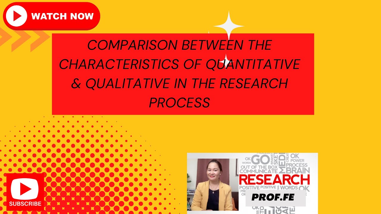 Comparison Between Quantitative and Qualitative in the Research Process ...