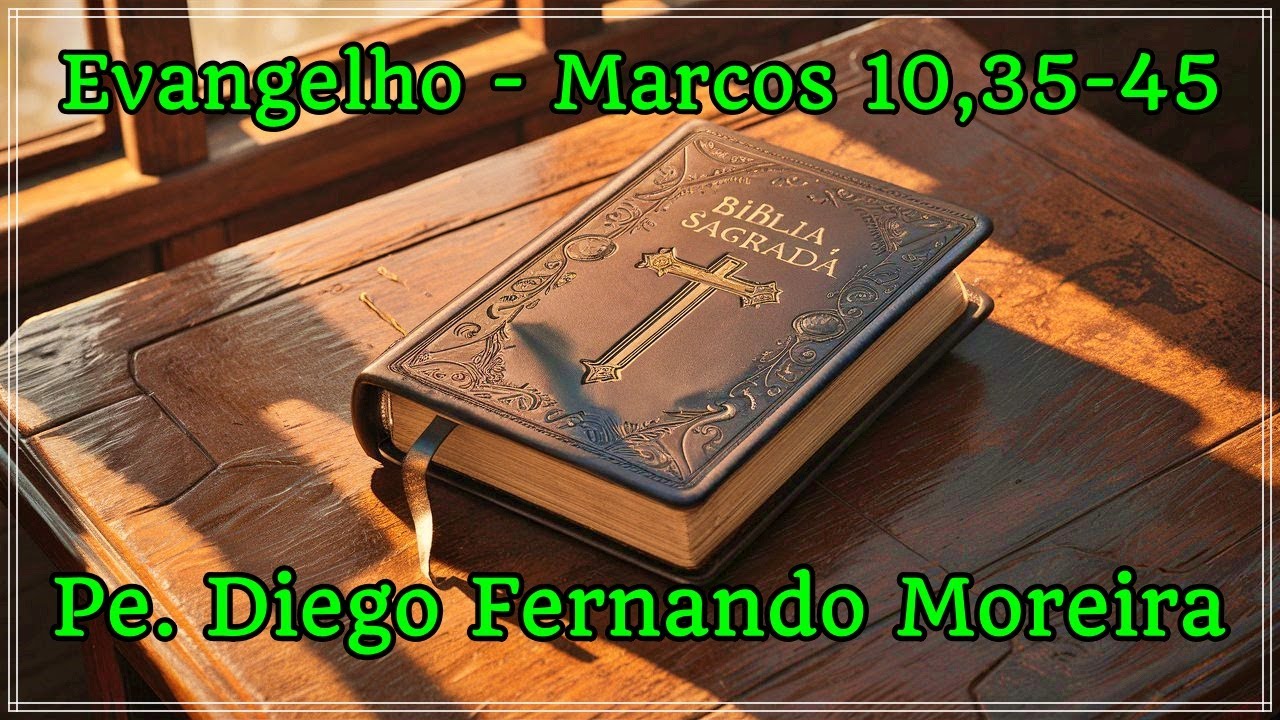 Evangelho - Marcos 10,35-45 - (com reflexão) - YouTube