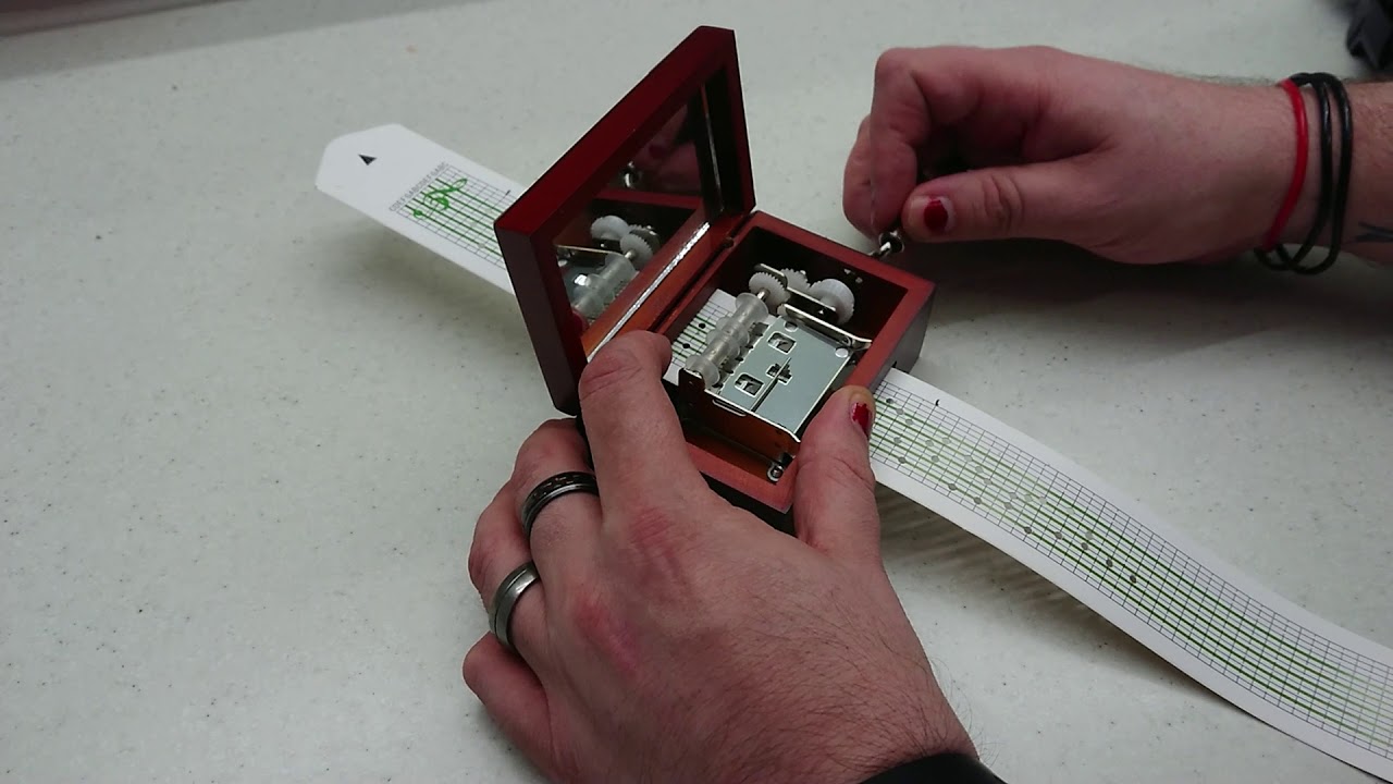 OG Tracker Music! (punched card on music box) - YouTube