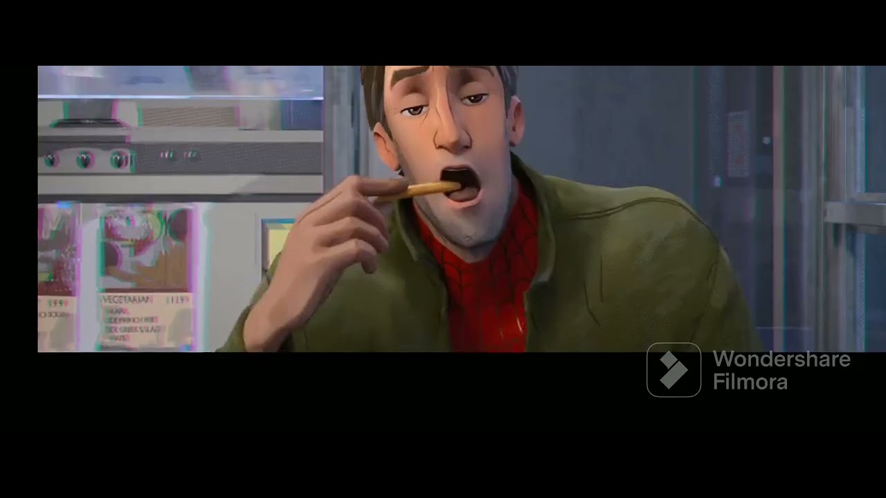 peter eating burger with miles - YouTube